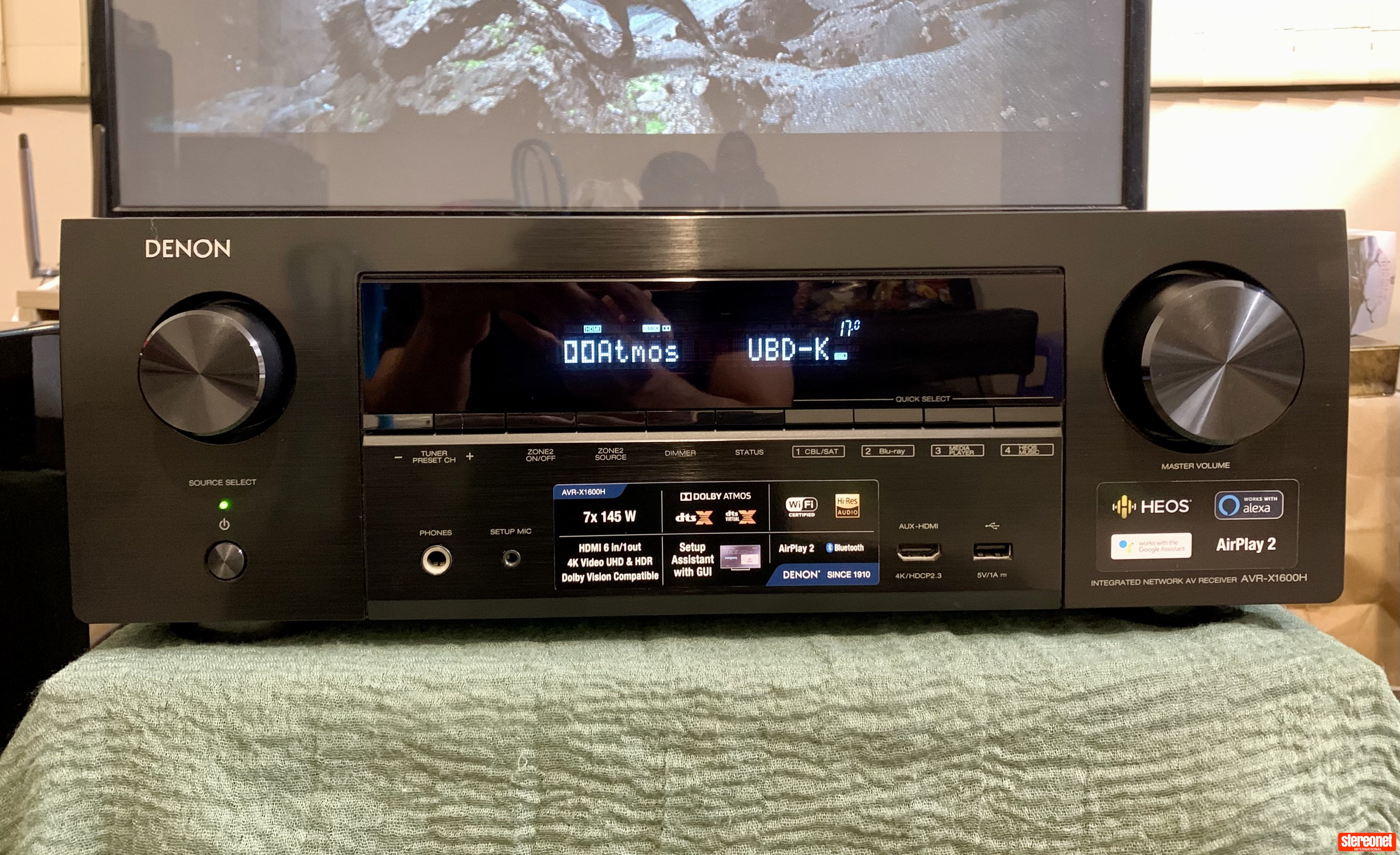 Denon AVR-X1600H 7.2 channel AV Receiver - AV Receivers & Processors - StereoNET