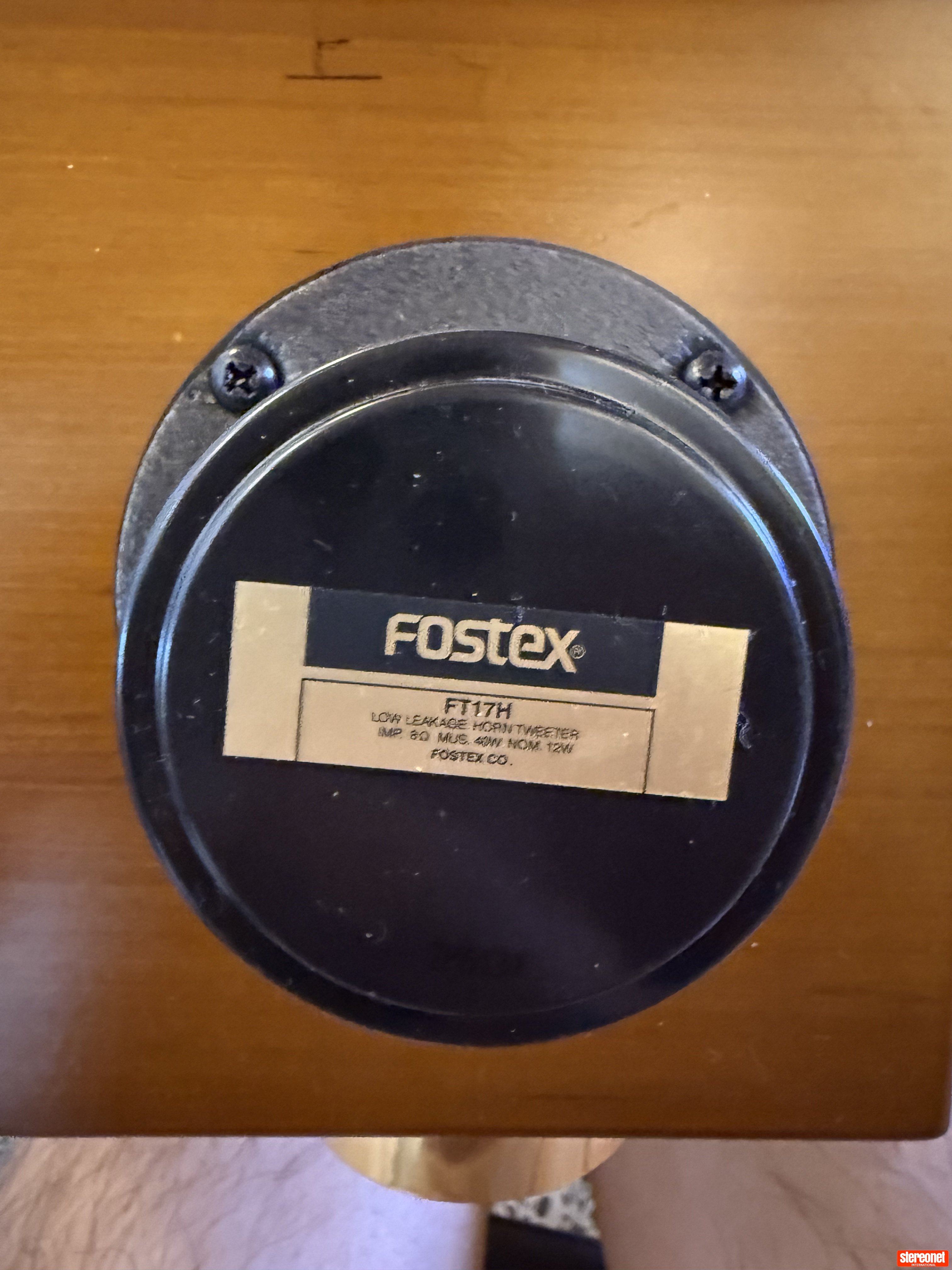 Fostex Ft17h Super Tweeters - Raw / Individual Drivers - StereoNET