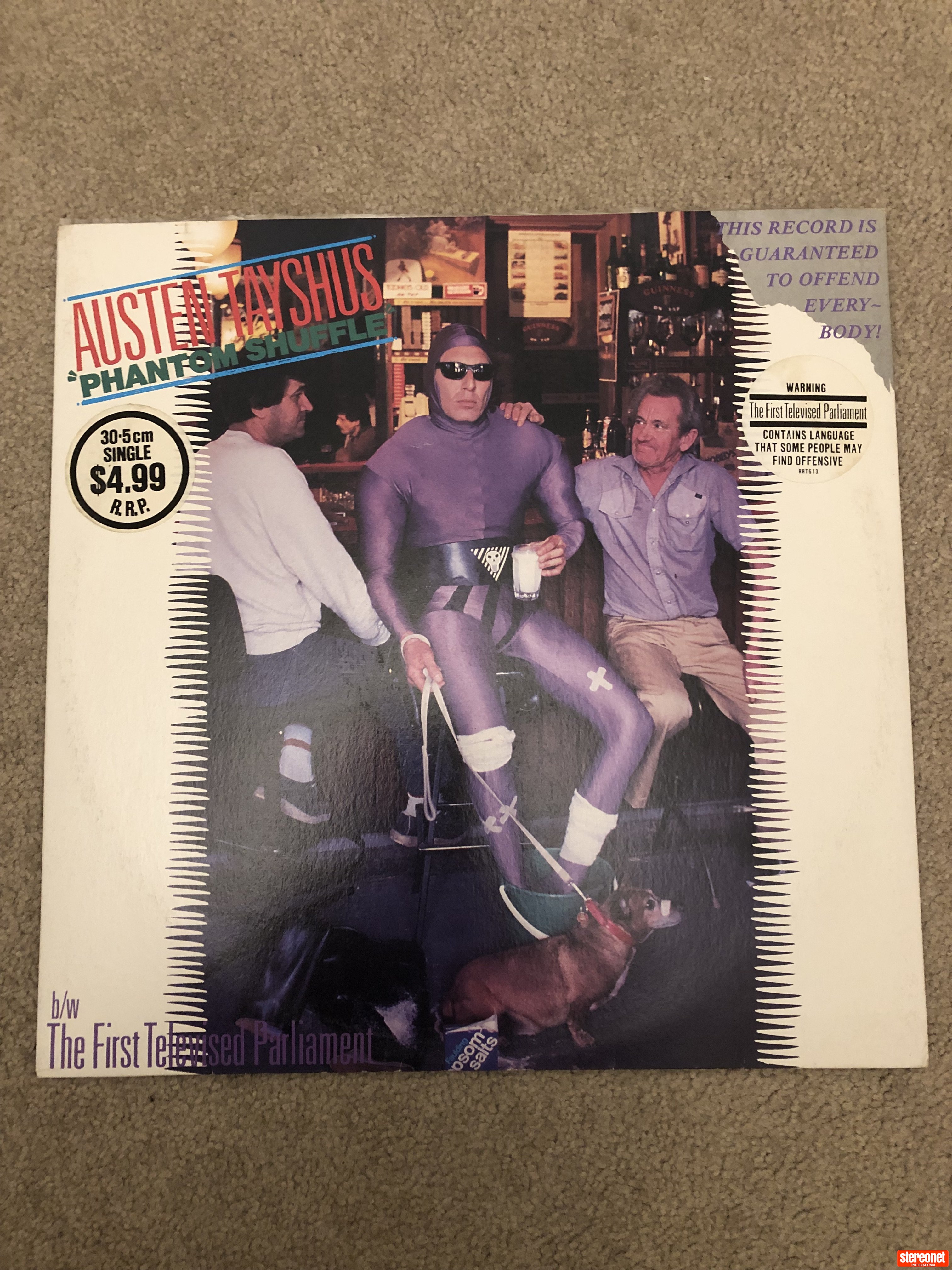 Austen Tayshus - Phantom Shuffle 12” Maxi Single Vinyls - Vinyl Records ...