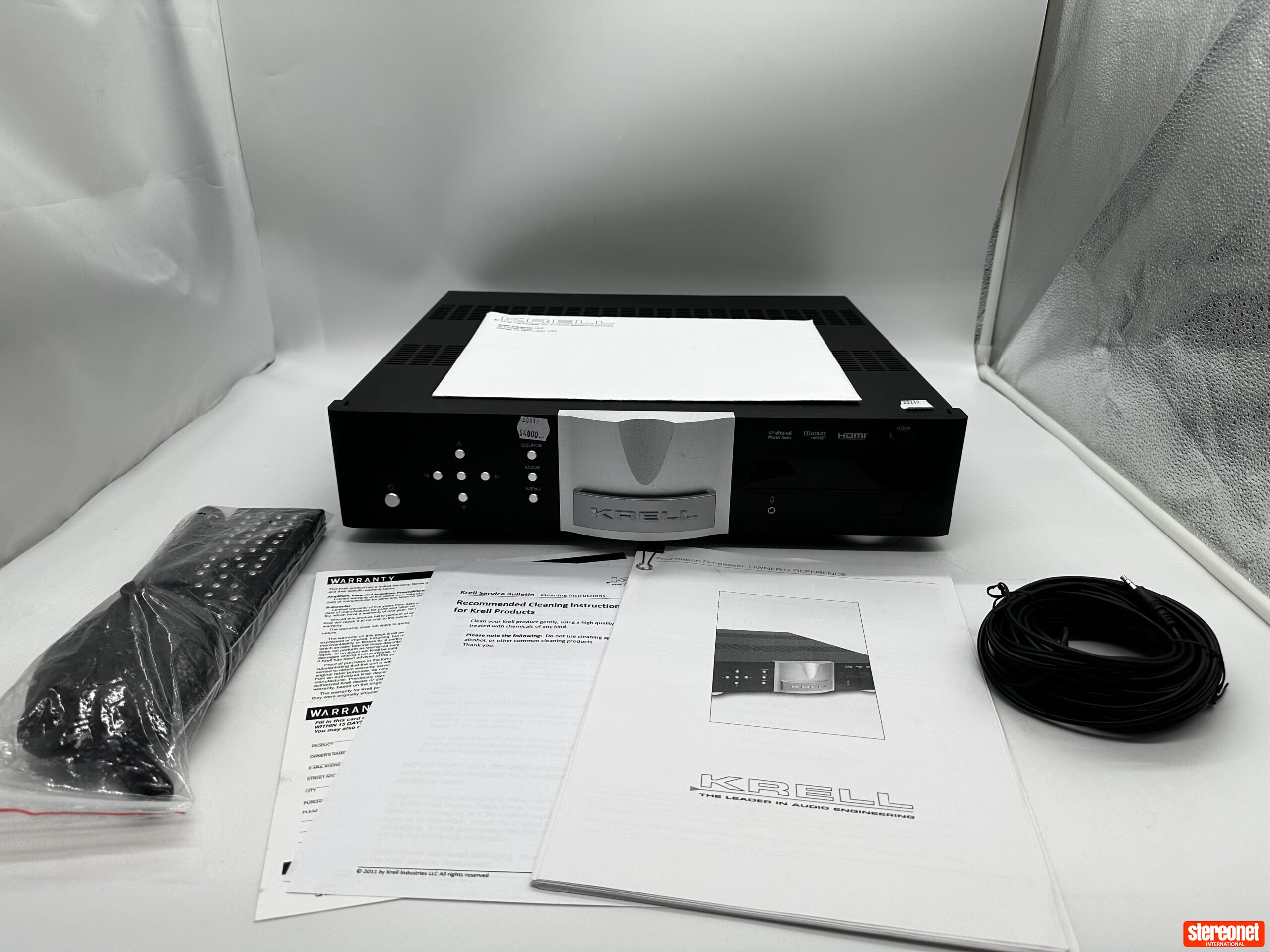Krell Foundation AV Processor 4K UHD AV Processor - AV Receivers ...
