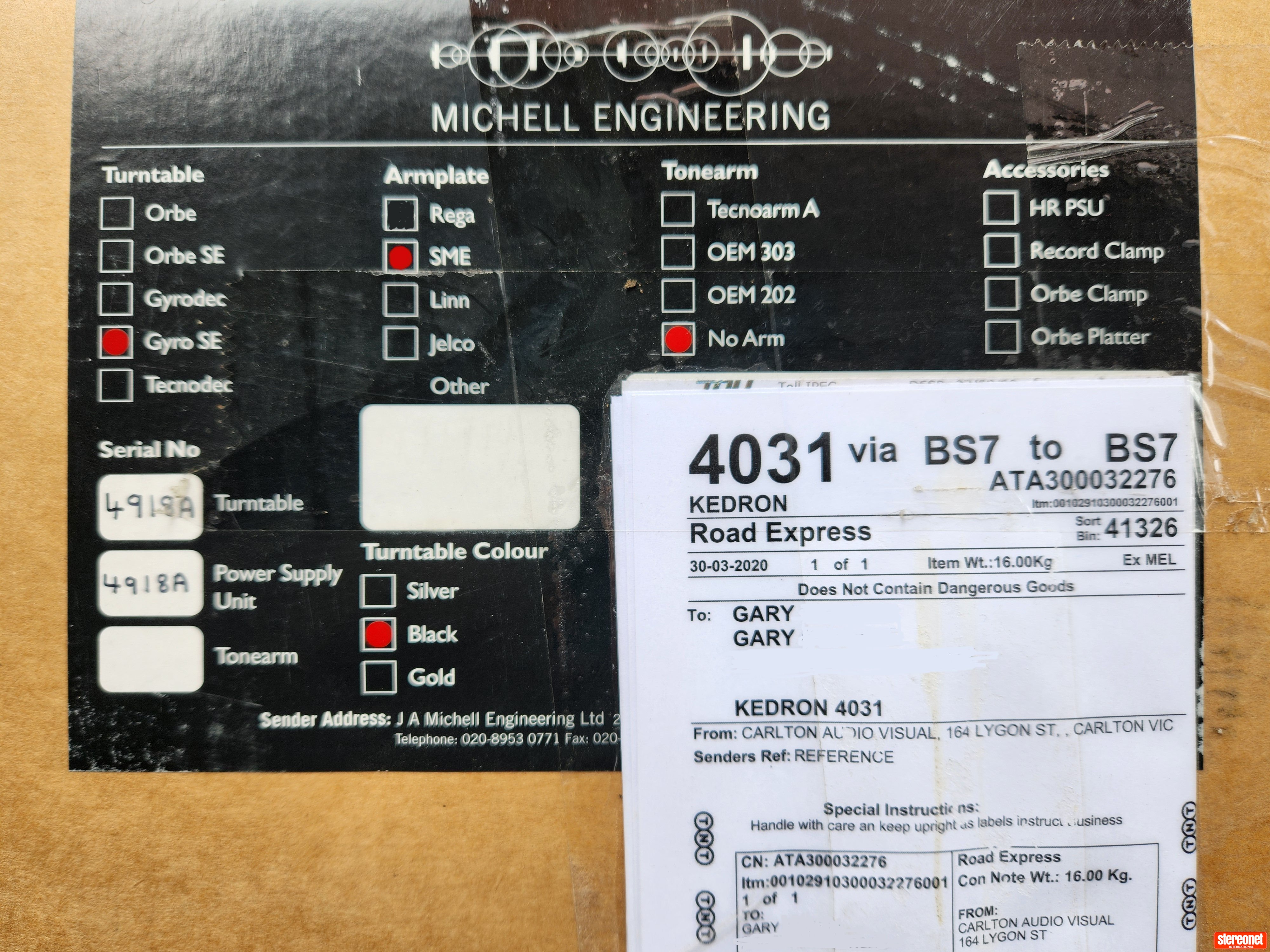 Michell Engineering Gyrodec SE Turntable - Turntables & Record Players ...