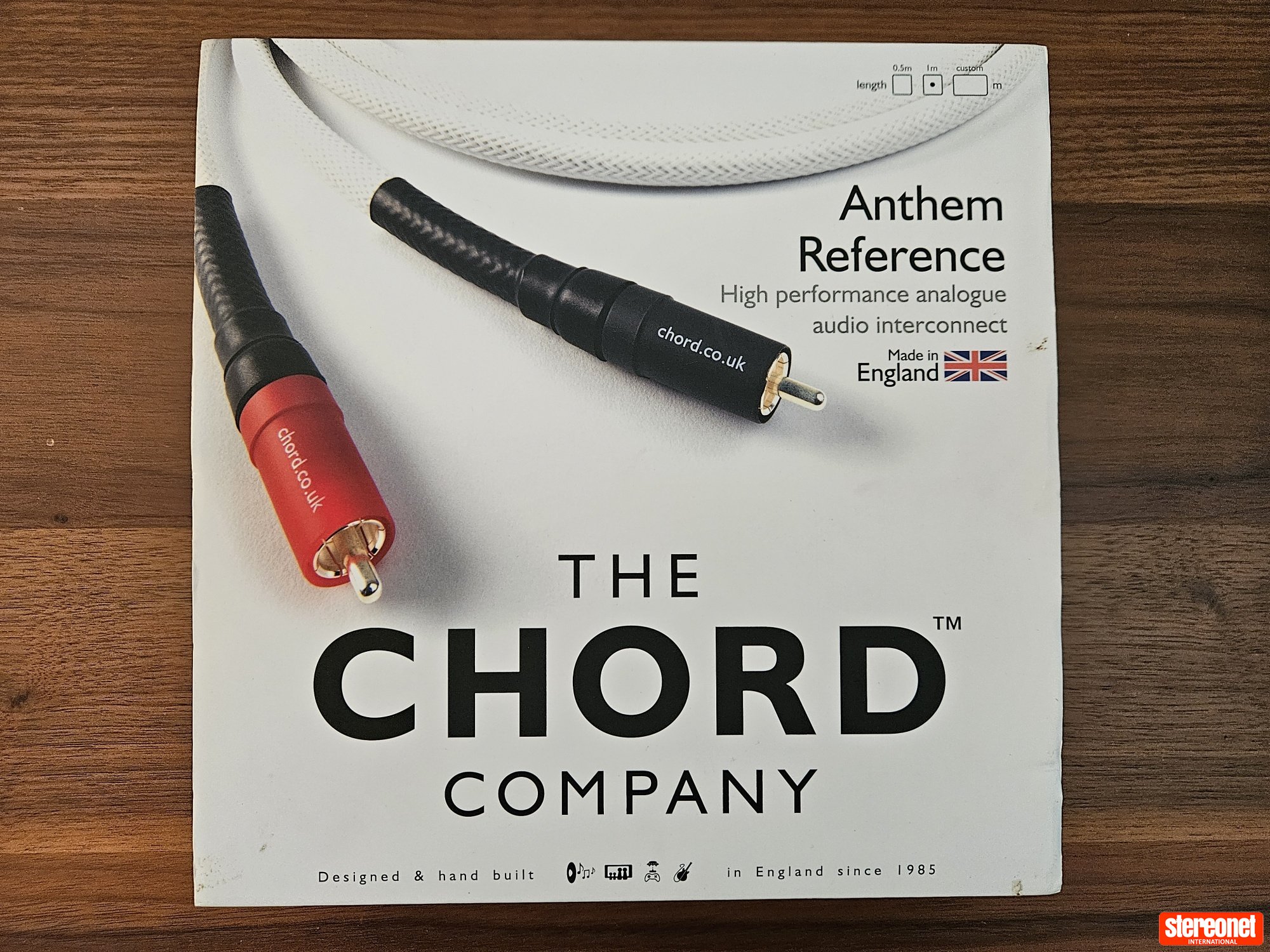 Chord Electronics Anthem Reference Interconnect Cables (RCA ...