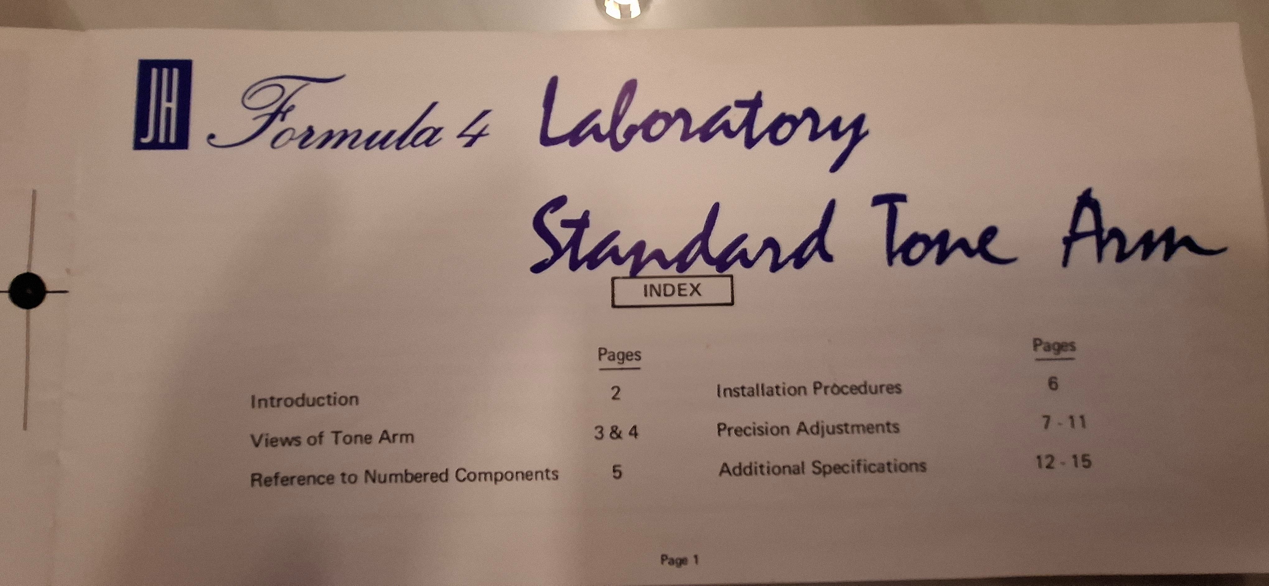 JH Turntable and Formula IV Arm: Part Two - Turntables, Record Players ...