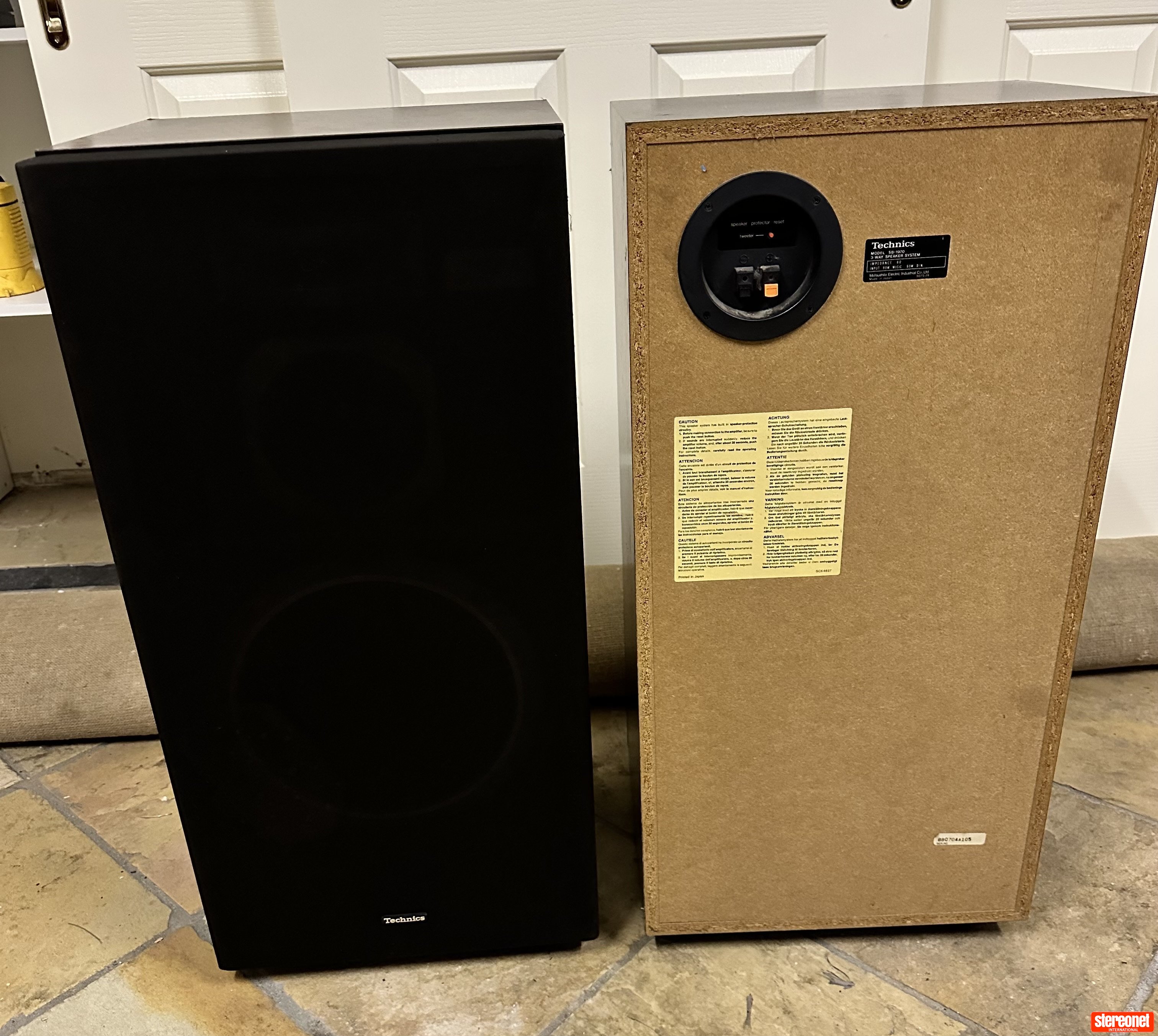 Technics SB-1979 Floorstanding Loudspeakers - Floorstanders & Large ...
