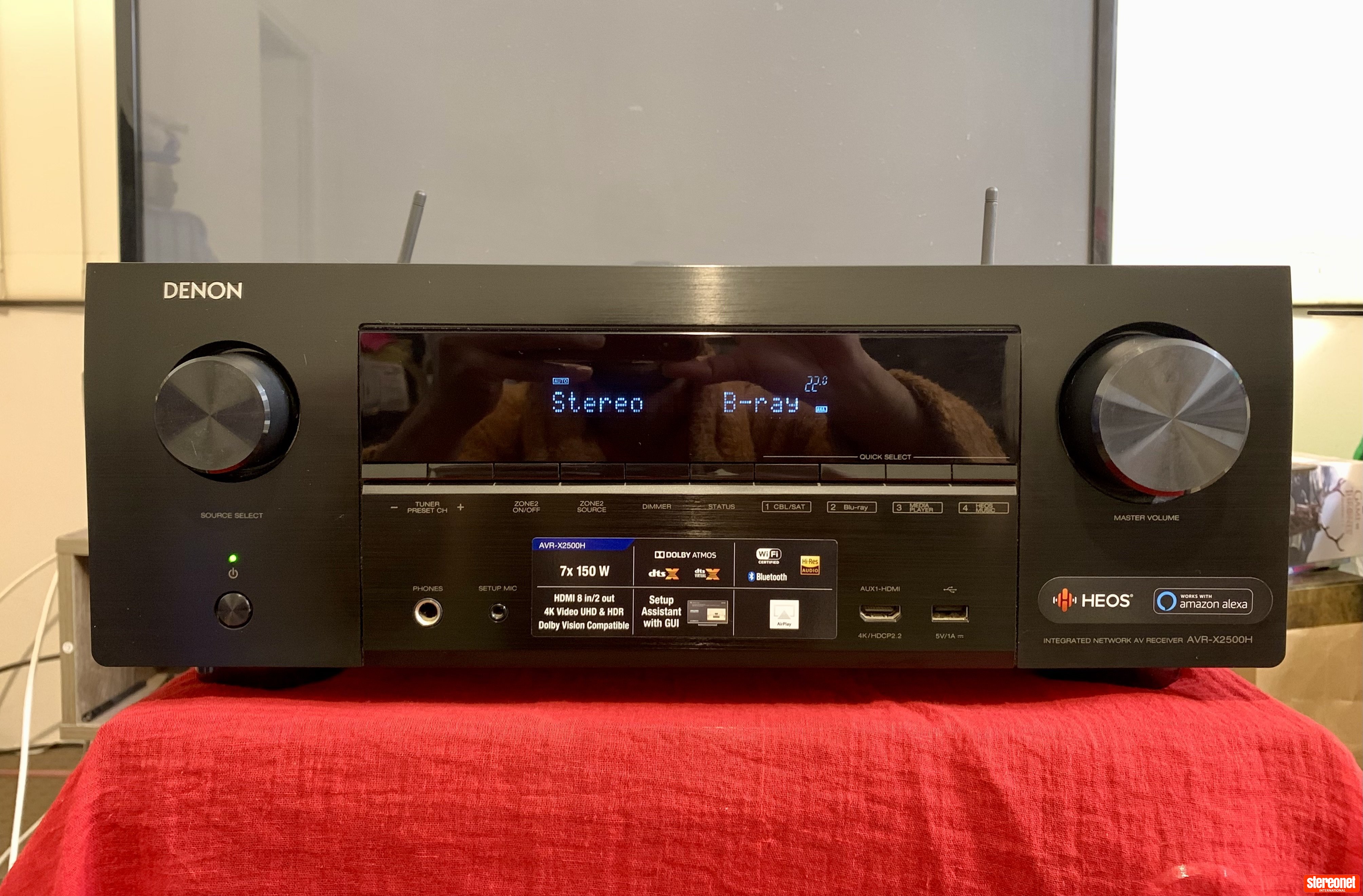 Denon AVR-X2500H 7.2 channel AV Receiver - AV Receivers & Processors - StereoNET