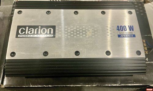 Clarion APX400.4 Power Amplifier Power Amplifier - Car Audio - StereoNET
