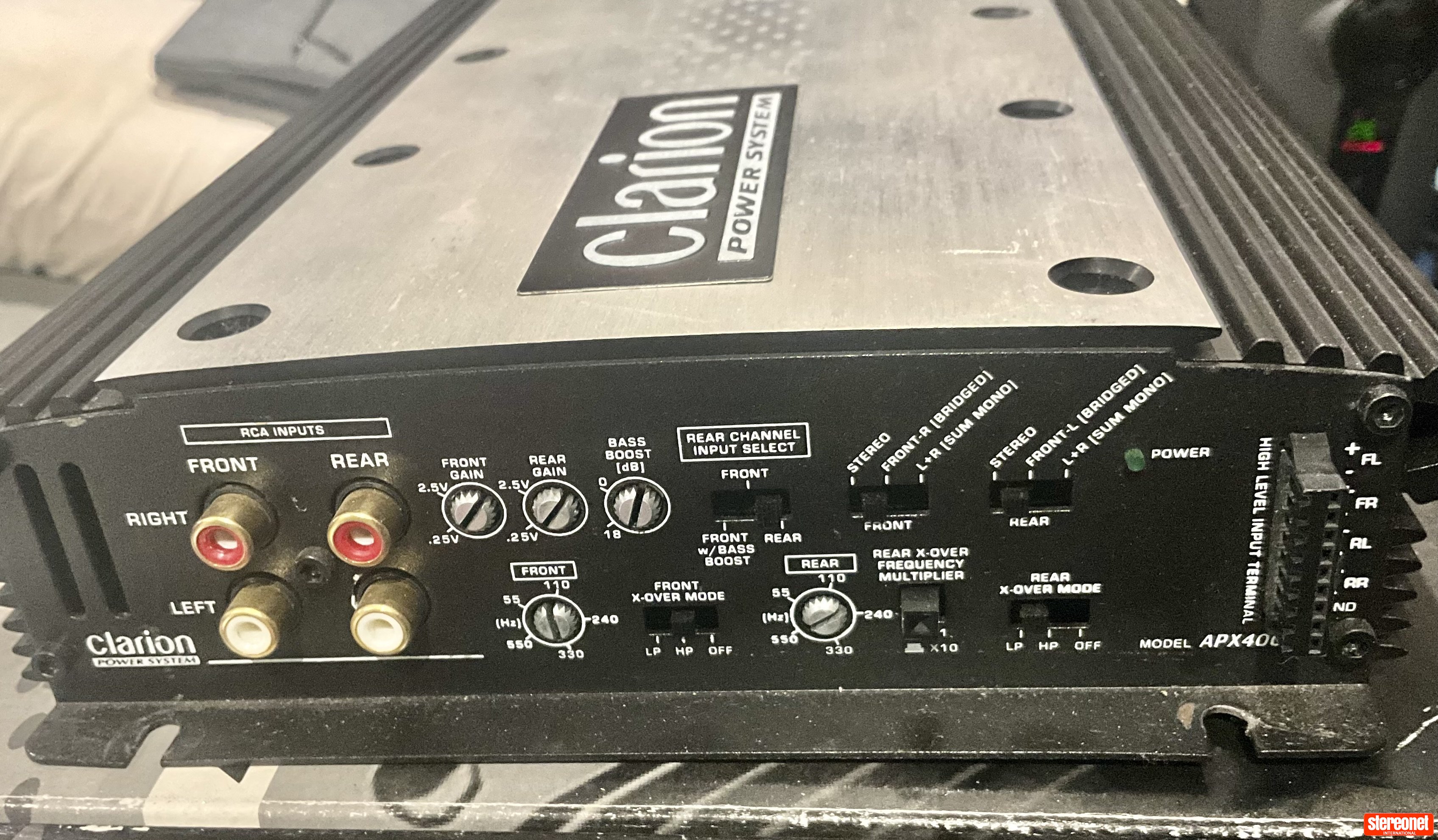 Clarion APX400.4 Power Amplifier Power Amplifier - Car Audio - StereoNET