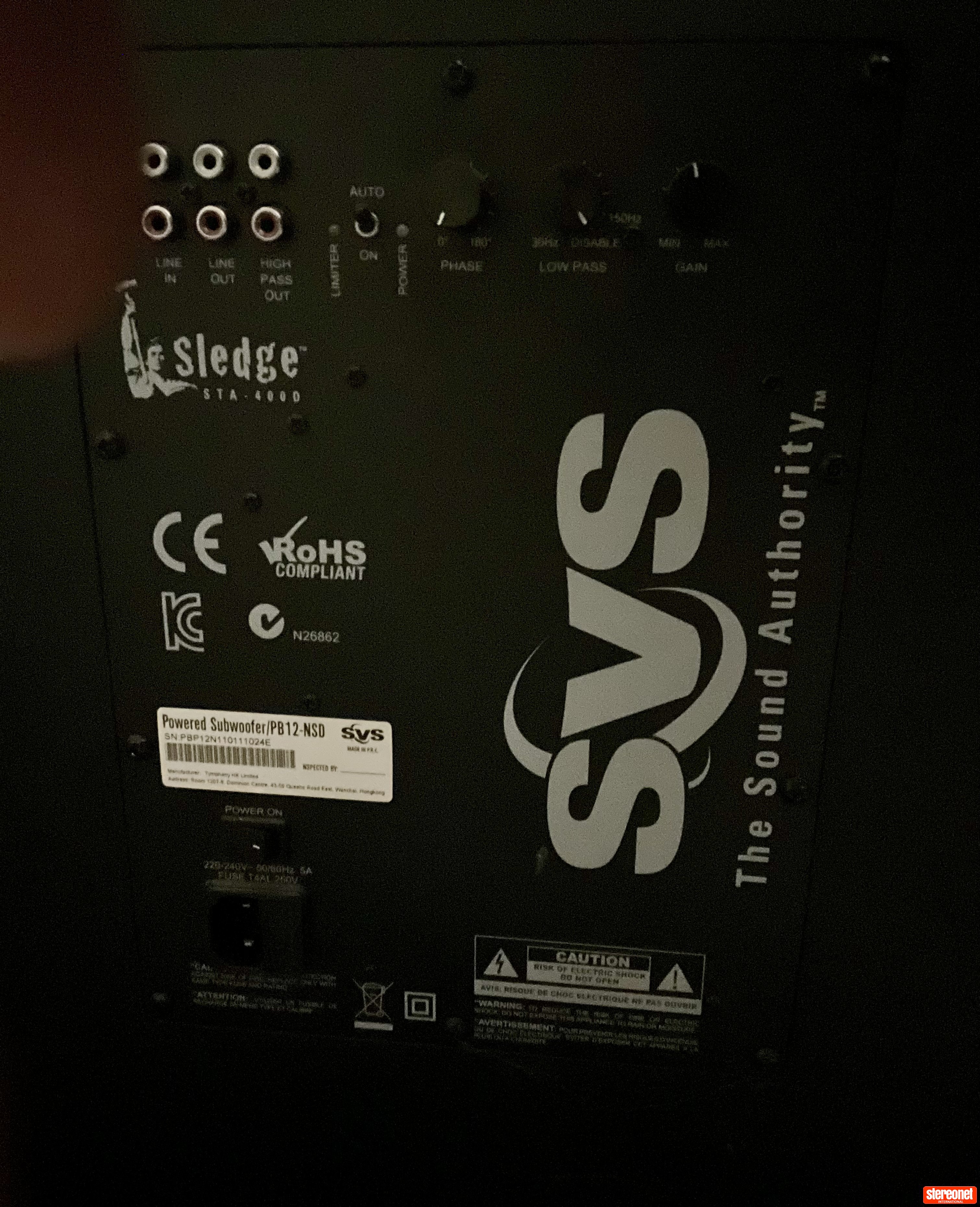 SVS Sound PB12 NSD Subwoofer (Active / Powered) - Subwoofers - StereoNET