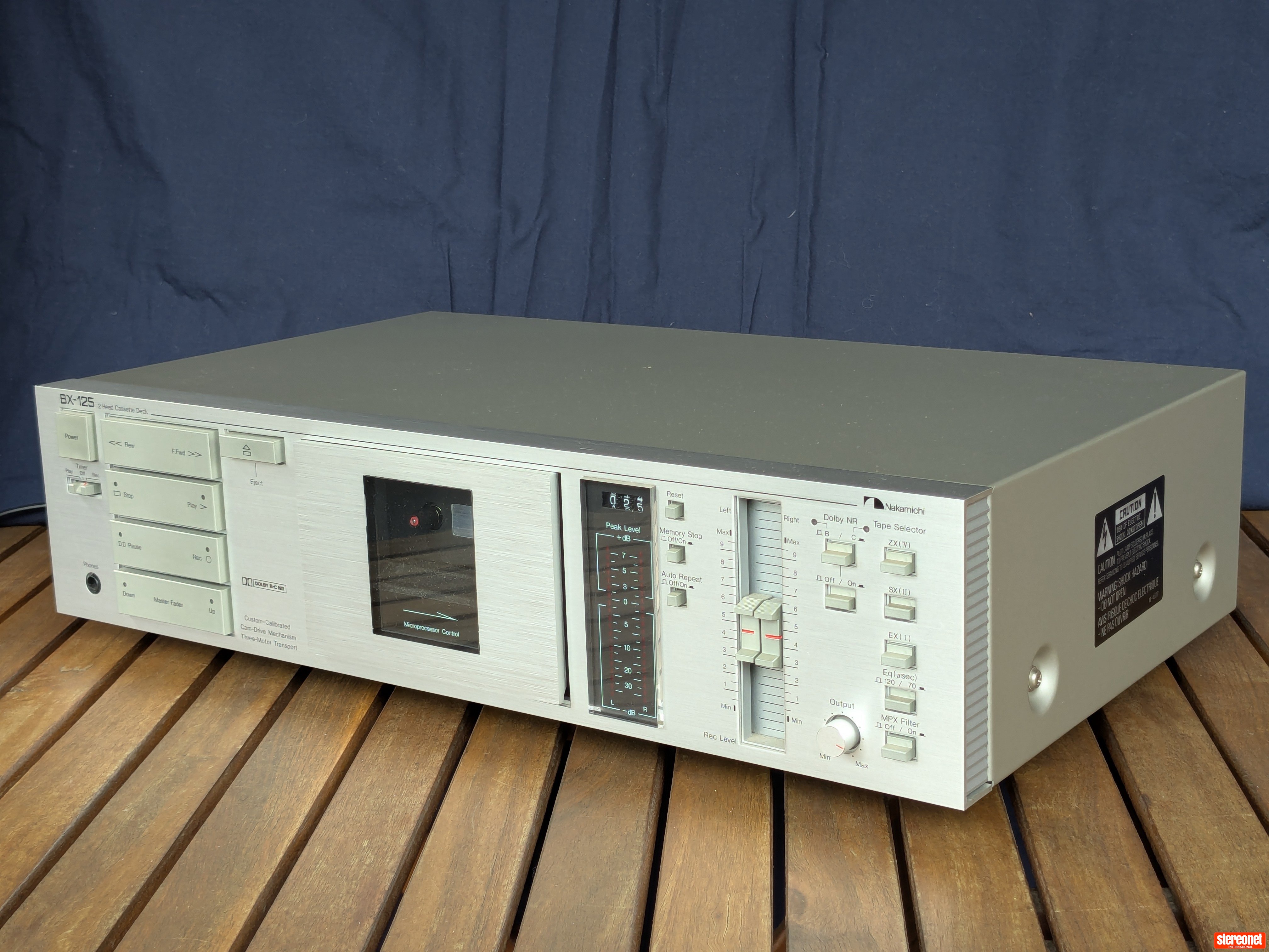 Nakamichi BX-125 Cassette Deck - Cassette / Reel to Reel - StereoNET