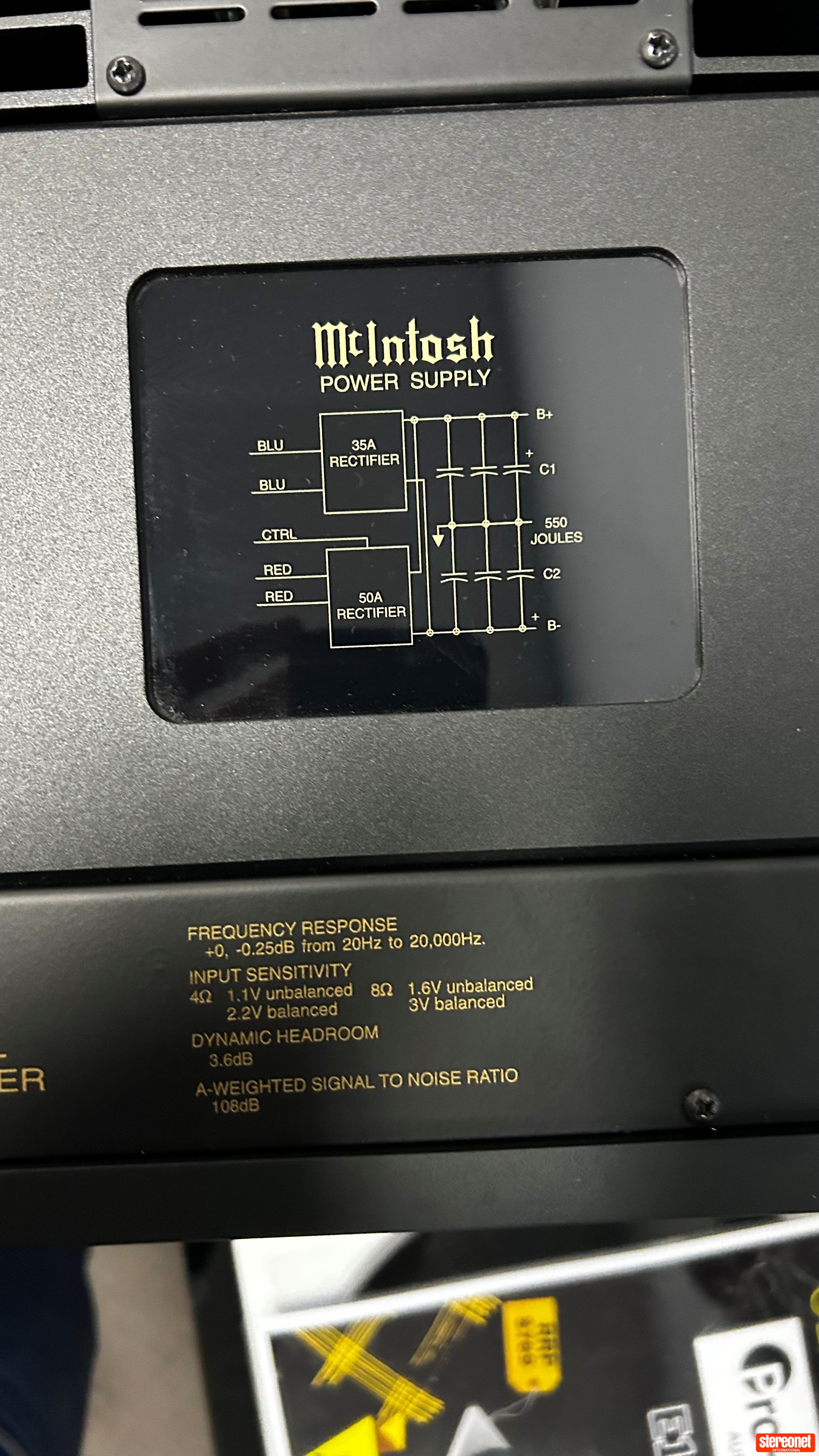 McIntosh MC255 Power Amplifier - Power Amplifiers - StereoNET