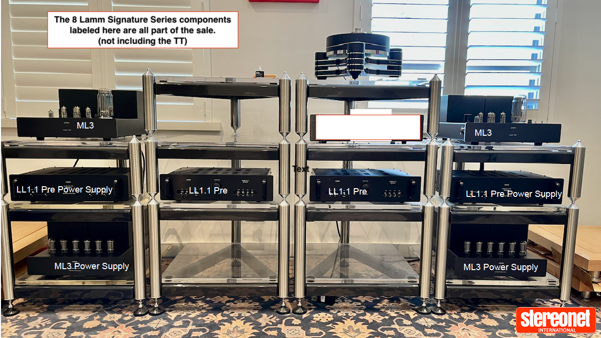 Lamm Reference ML3 and LL1.1 Signature Series Pre / Power Combination ...