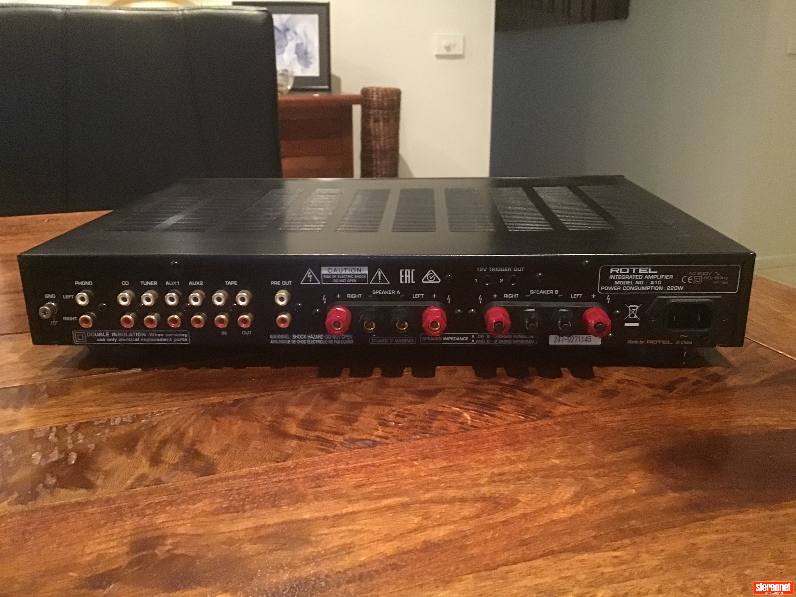 Rotel RA10 Integrated Amplifier (Solid State) - Integrated Amplifiers ...