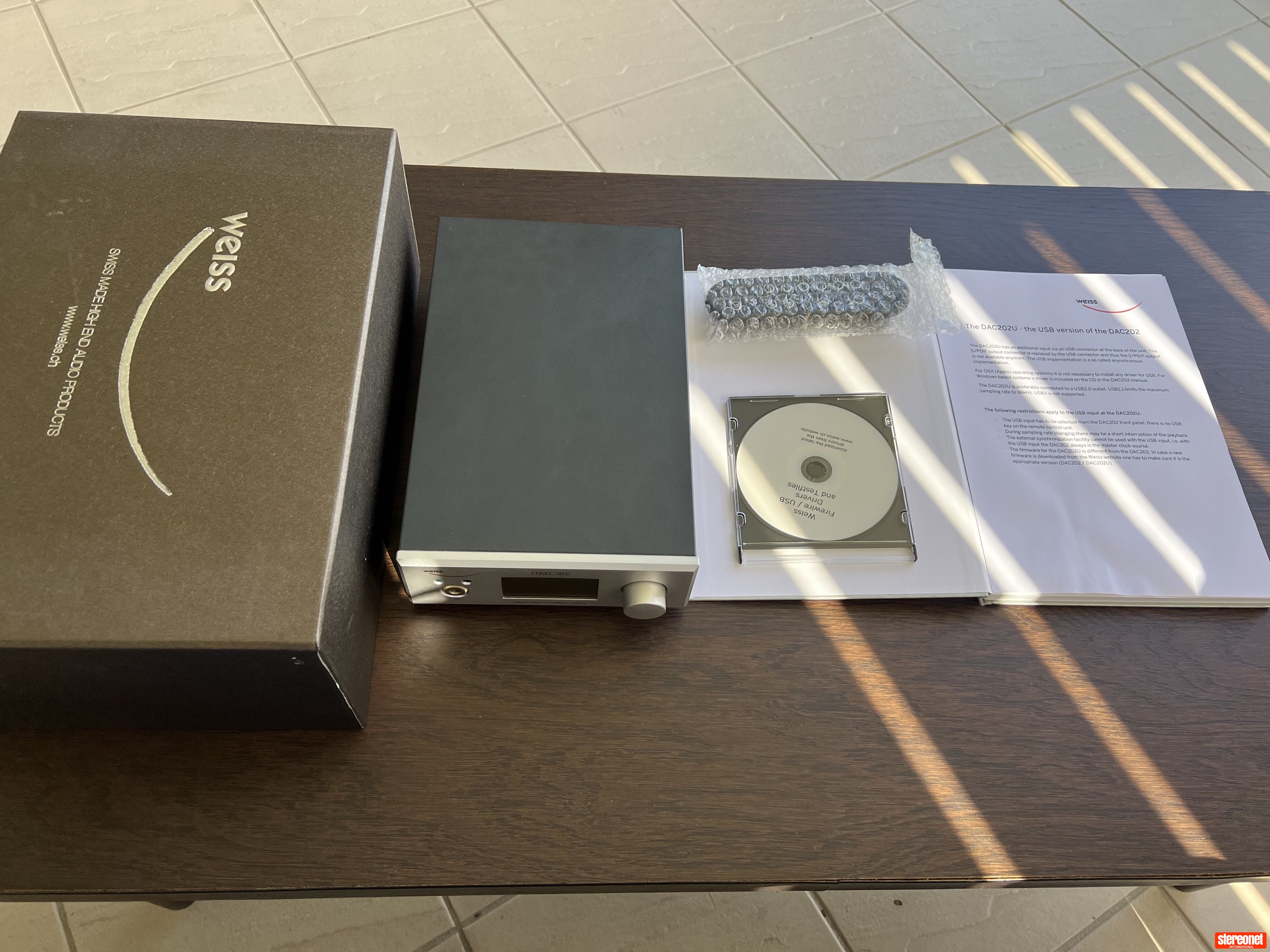 Weiss DAC202U Digital Analog Converter (DAC) - DACs and Streamers - StereoNET