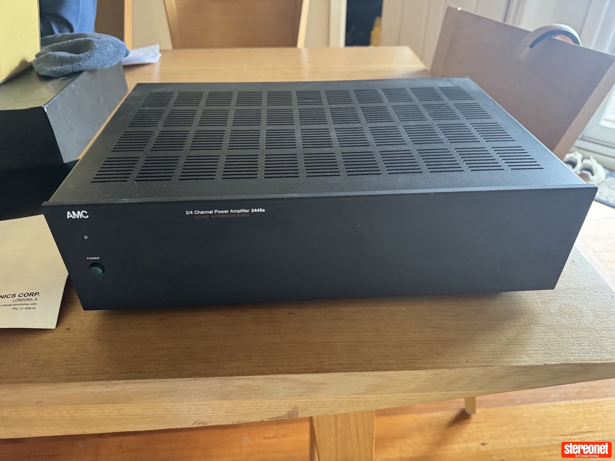 AMC 2445A Power Amplifier - Power Amplifiers - StereoNET