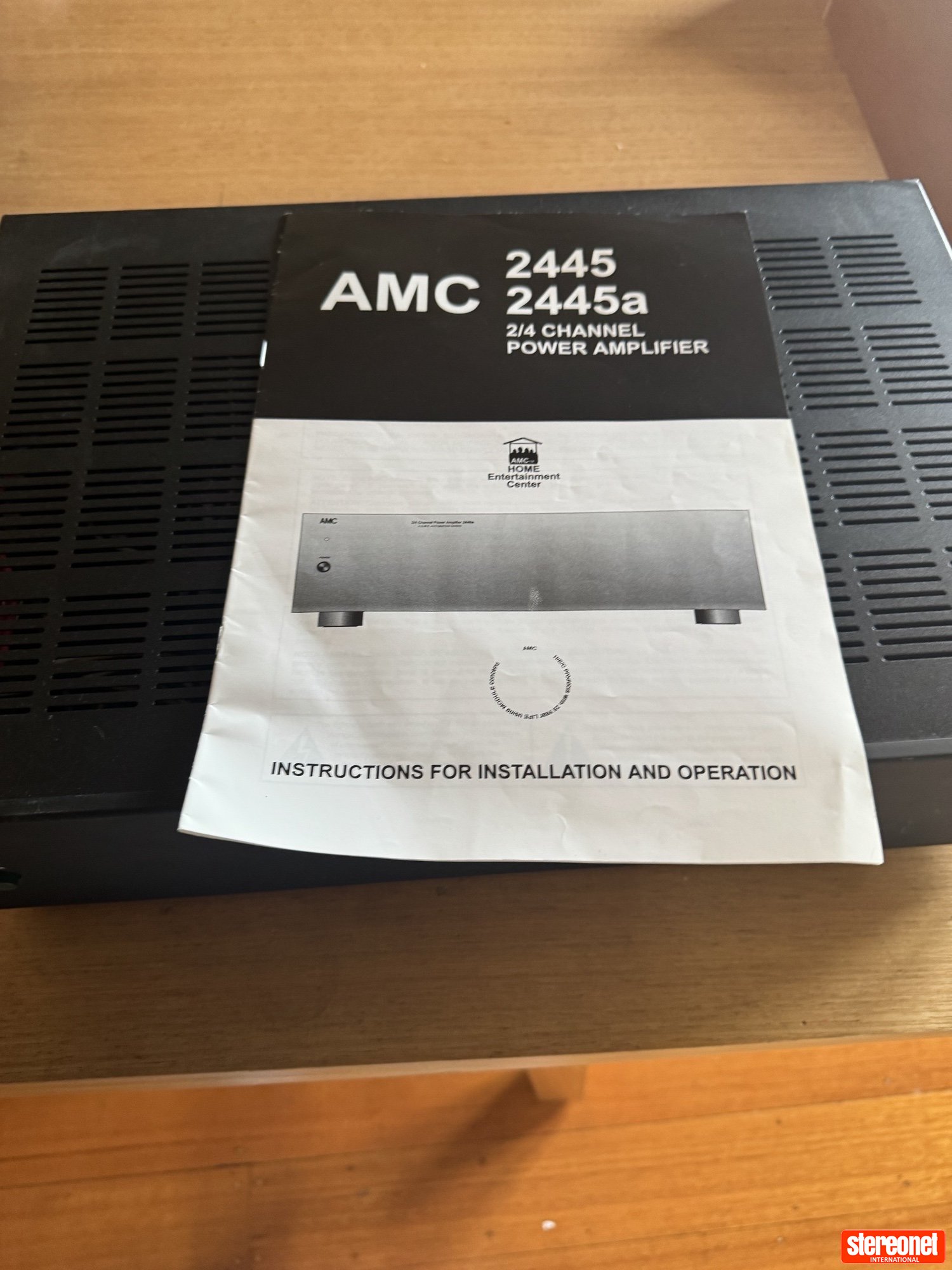 AMC 2445A Power Amplifier - Power Amplifiers - StereoNET