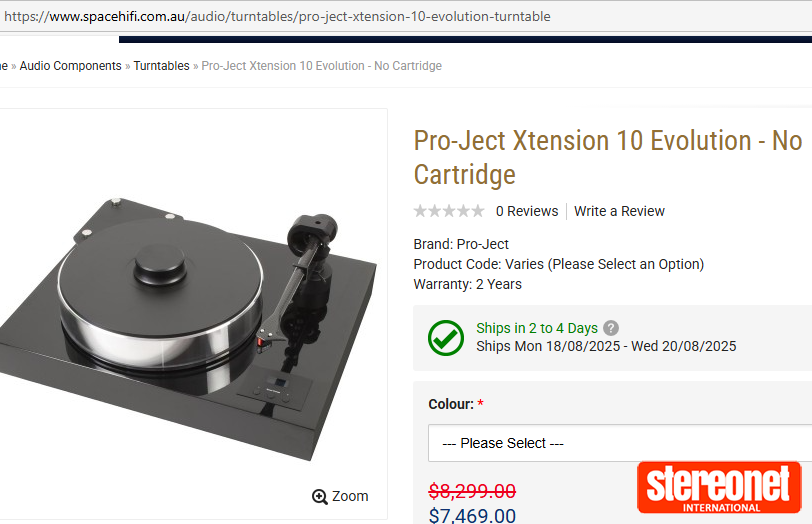 Pro-Ject Project-xtension-10-evolution Turntable and Tonearm Package ...