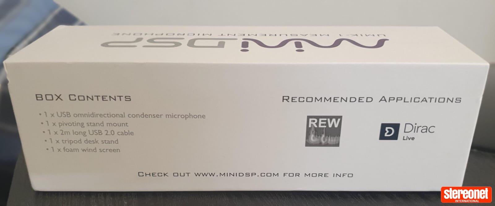 MiniDSP UMIK-1 Calibration Microphone - Video Processing & Calibration ...