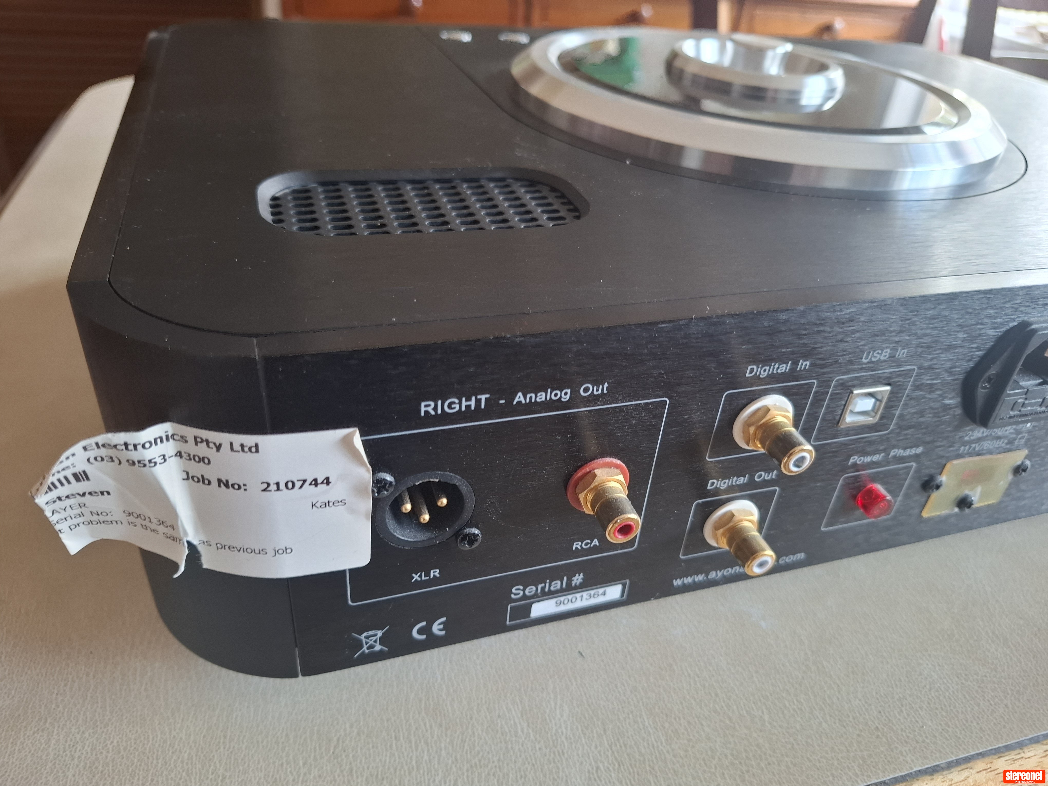Ayon Audio CD- 07S CD Player - CD/SACD Players & Transport - StereoNET