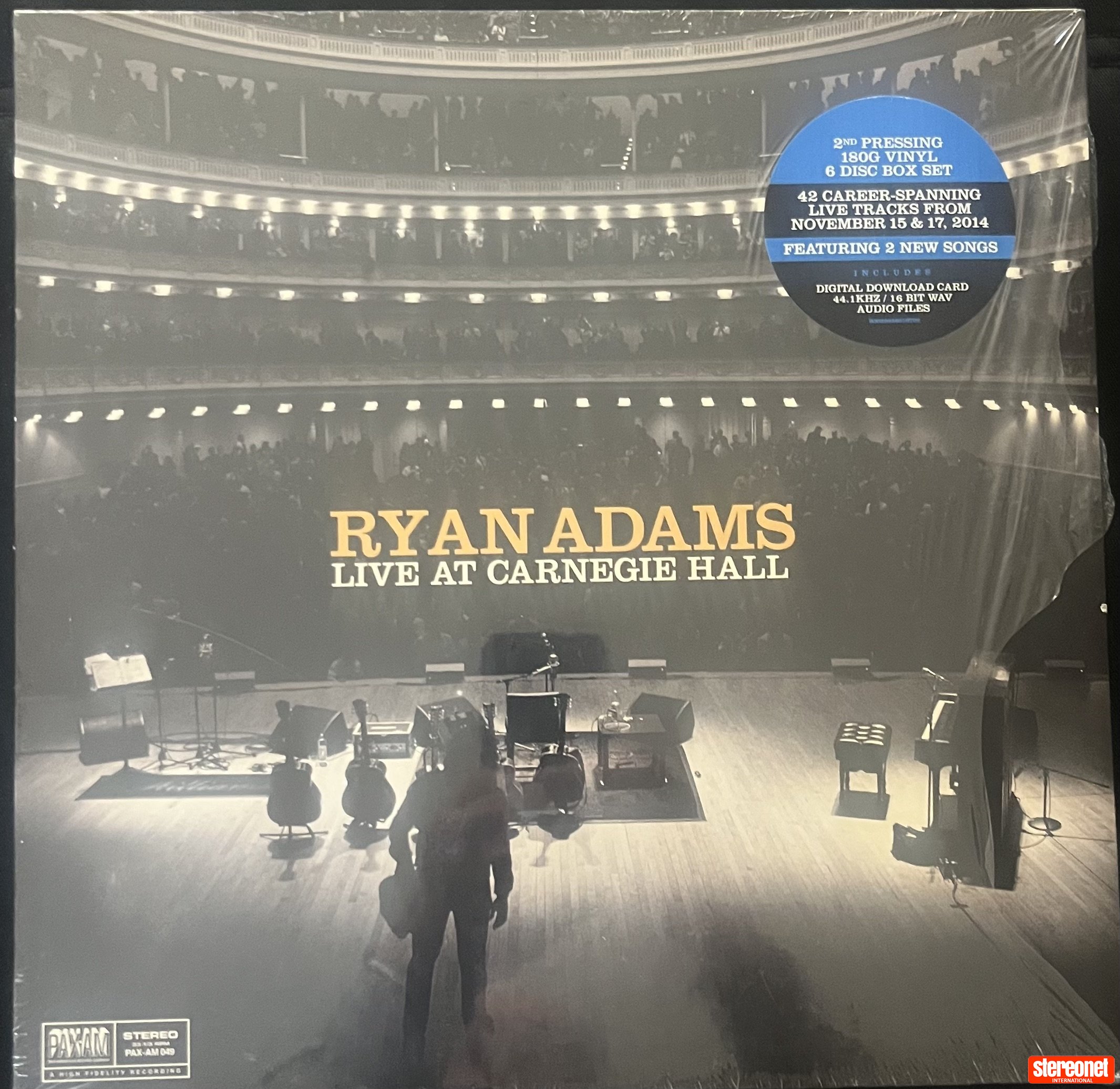 Ryan Adams – Live At Carnegie Hall Blue Note 6LP box set Vinyl Record ...