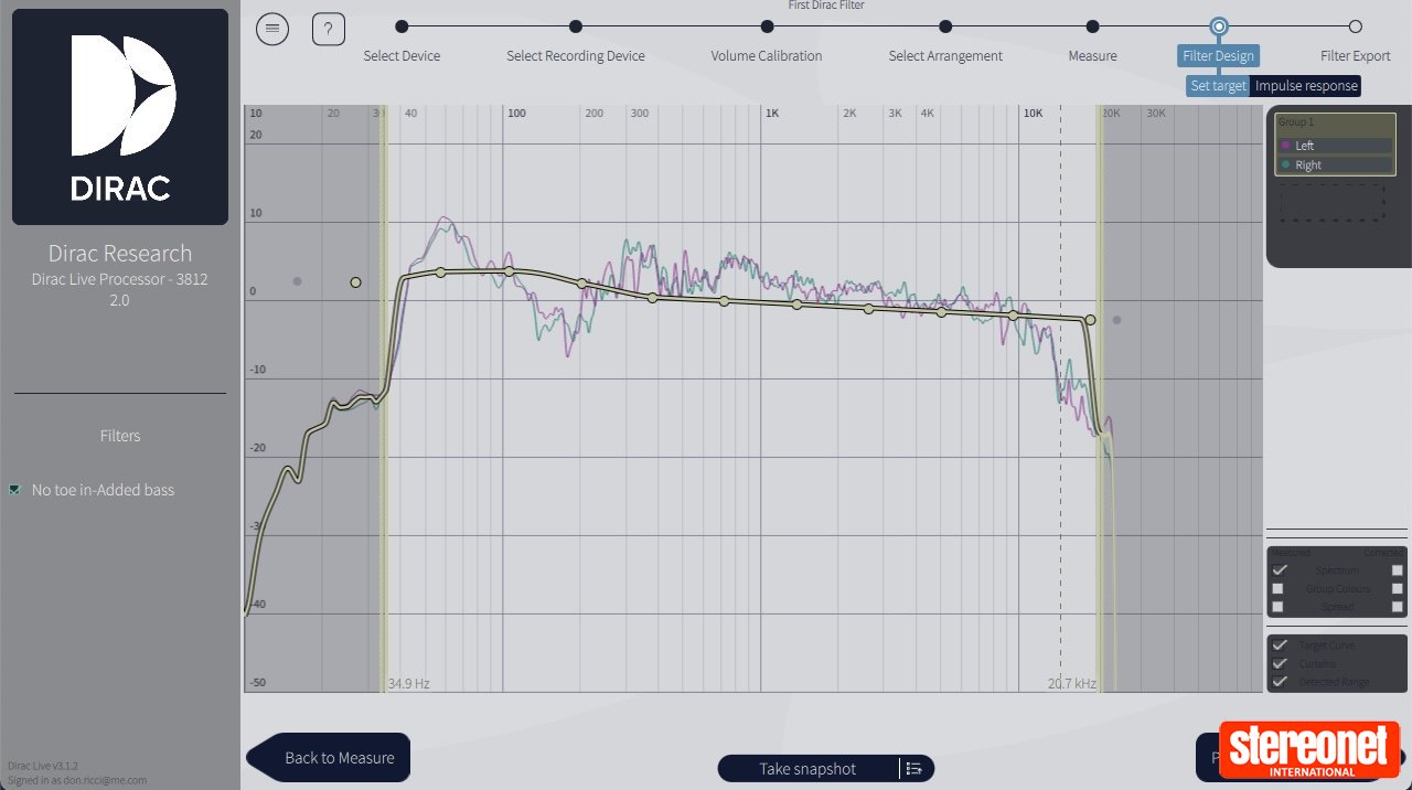 Dirac Dirac Live Processor- Stereo Full Frequency Licence for Computer ...