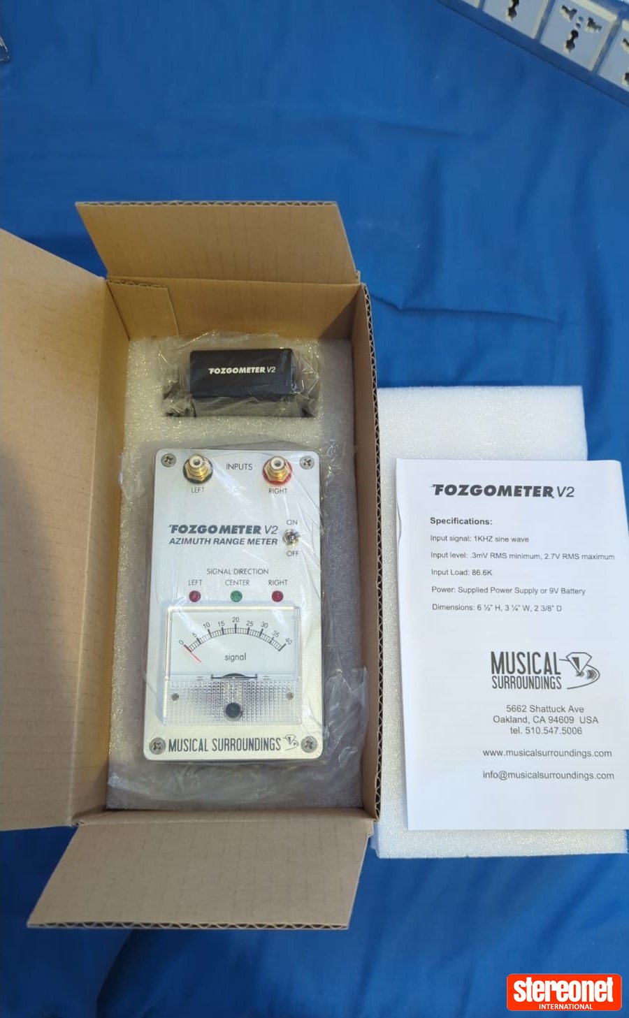 Musical Surroundings Fozgometer V2 Azimuth Range Meter Test Equipment ...