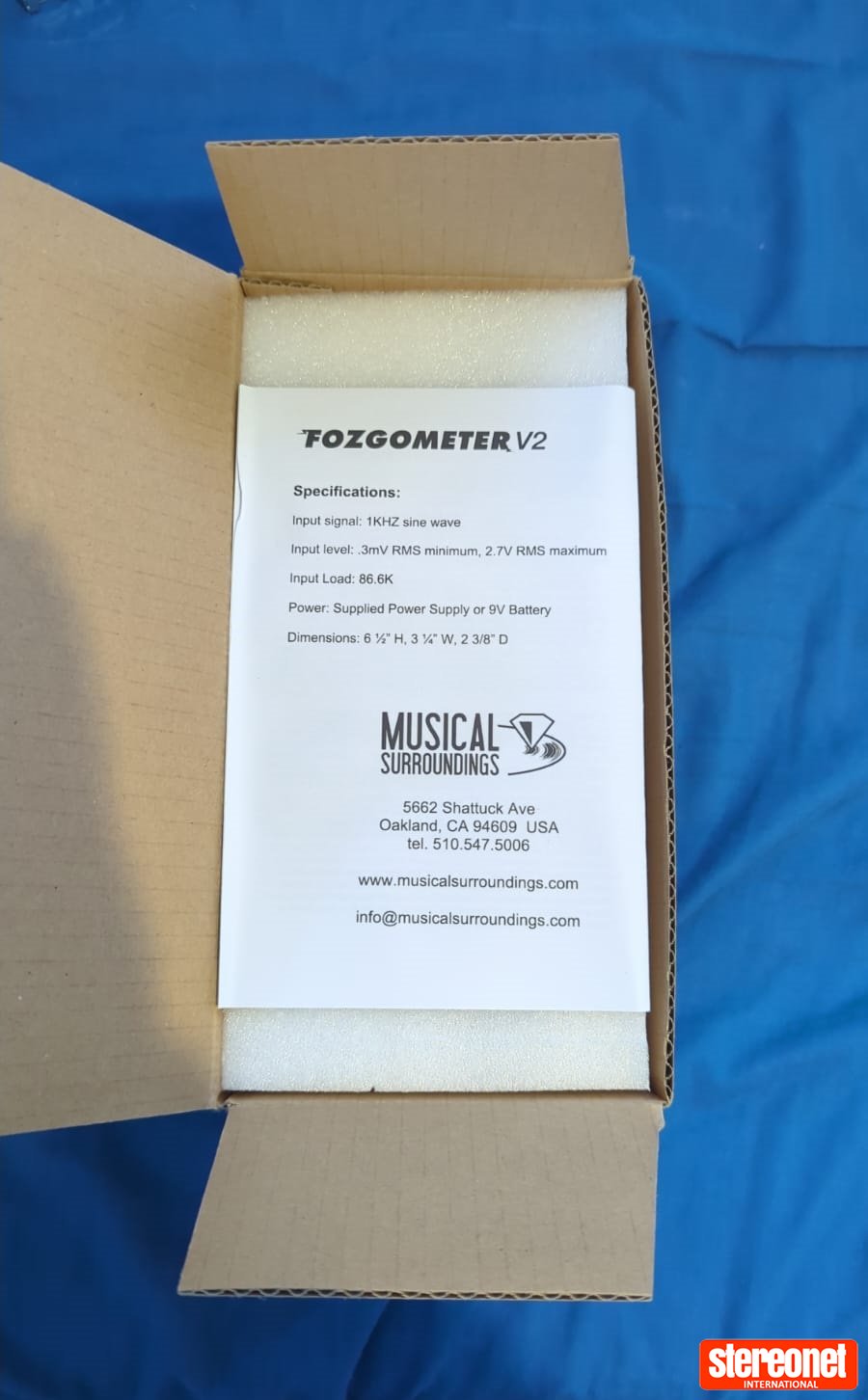 Musical Surroundings Fozgometer V2 Azimuth Range Meter Test Equipment ...