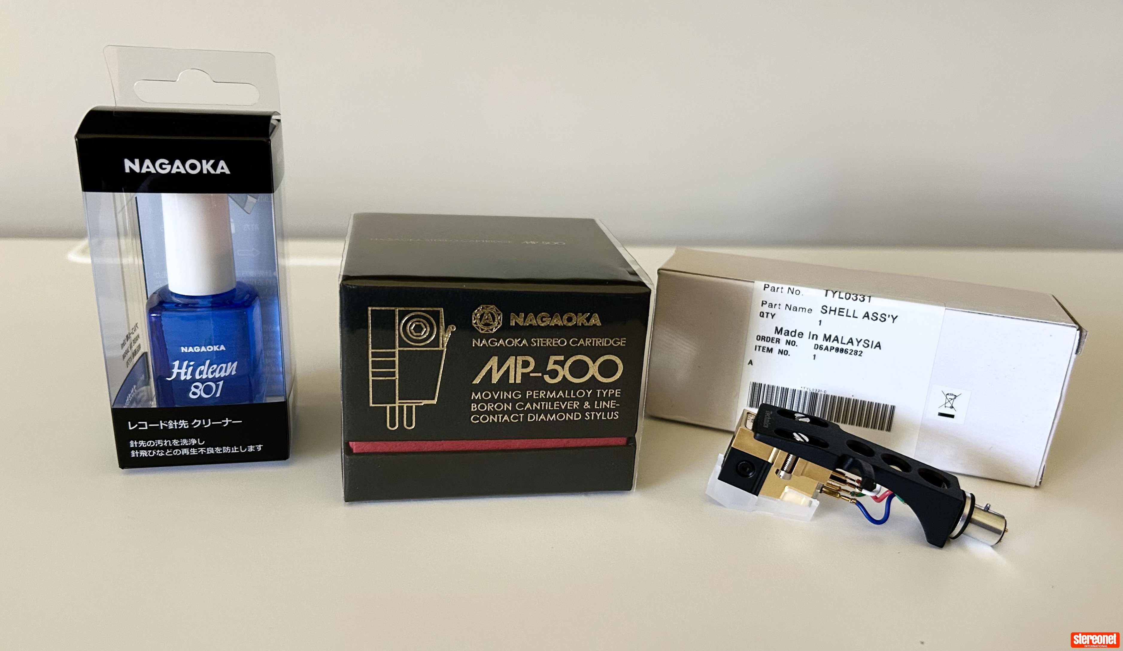 Nagaoka Nagaoka MP-500 Cartridge + Technics Headshell + Nagaoka AM-801/ ...