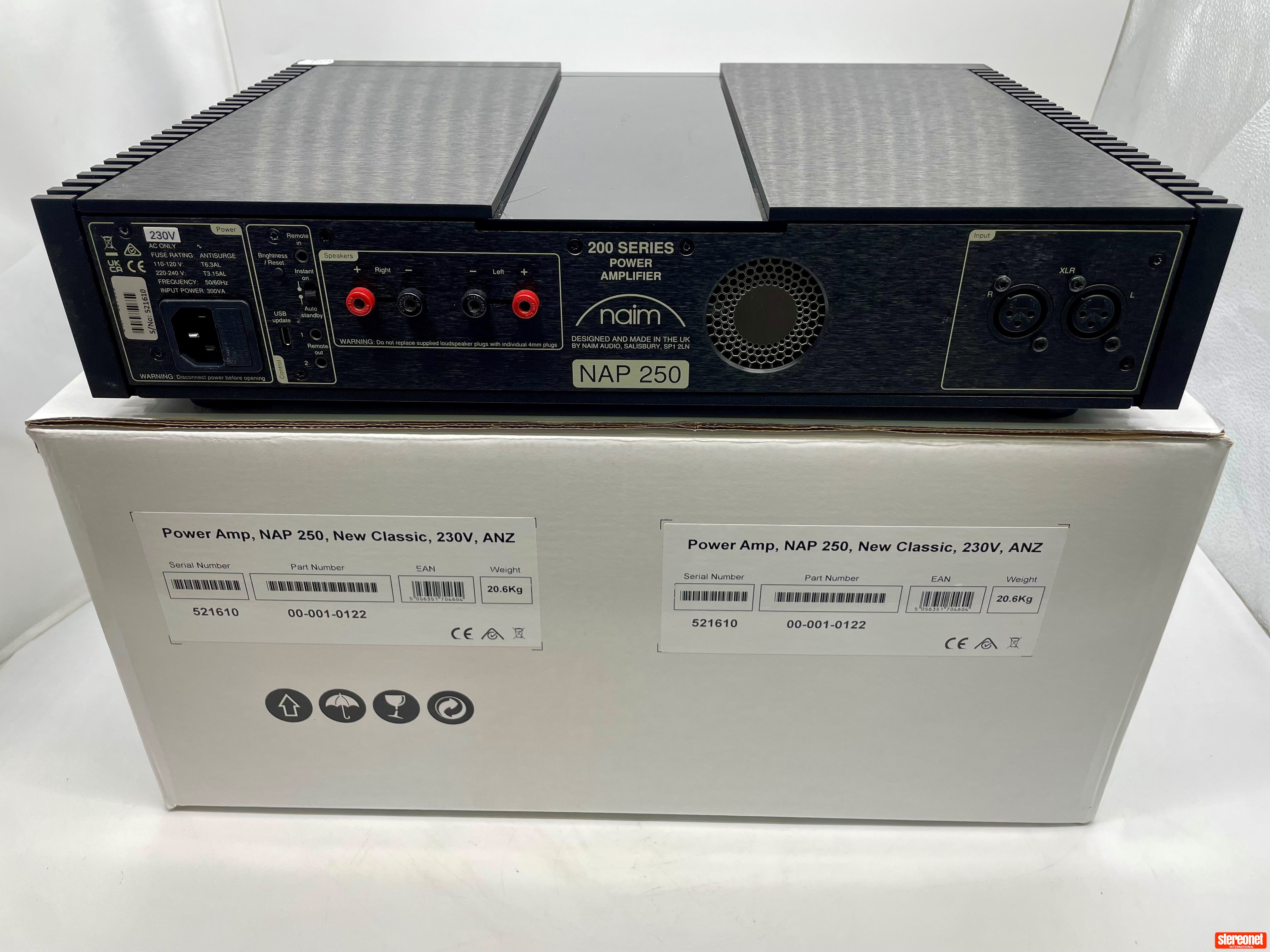 Naim Audio NAP 250 Power Amplifier - Power Amplifiers - StereoNET