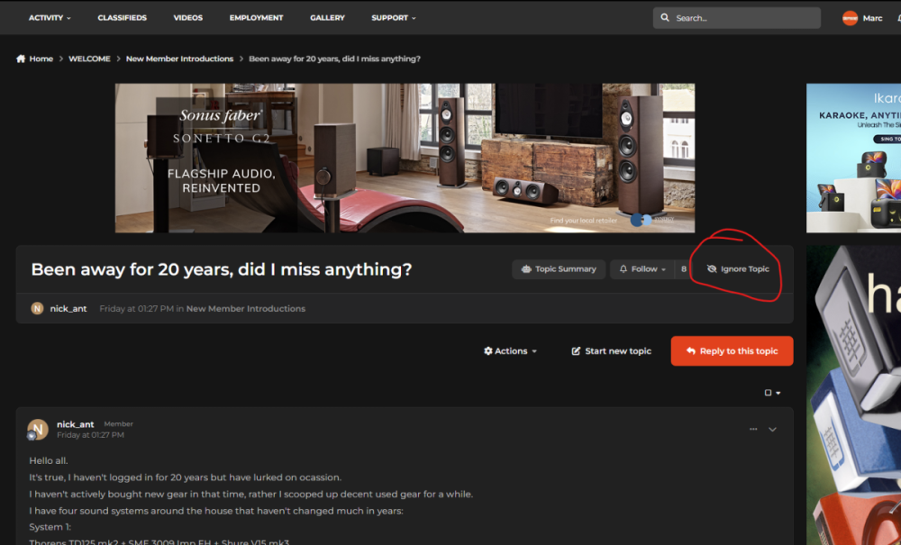 Forums: Ignore Options are Back - StereoNET News & Announcements ...